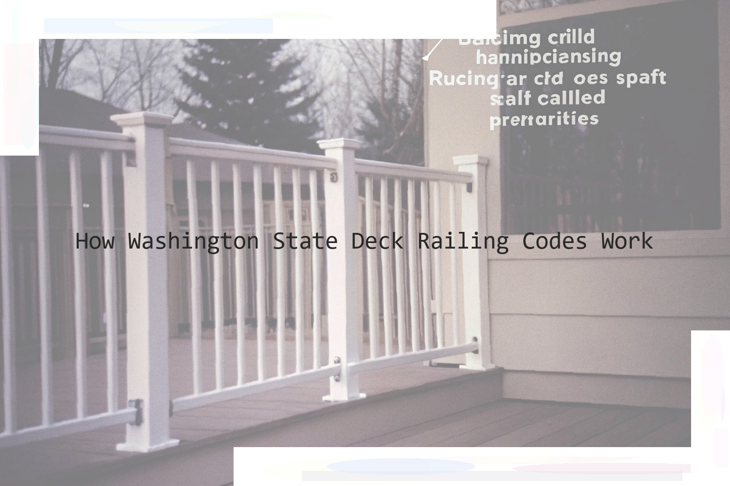 How Washington State Deck Railing Codes Work - Major Concern